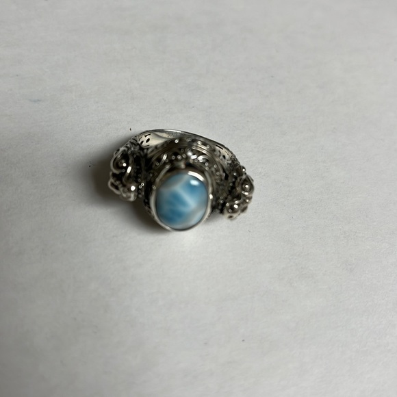 Jewelry | Stamped 925 Bali Legacy Larimar Ring | Poshmark